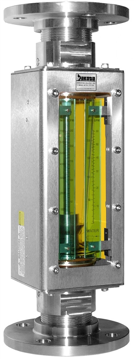 Industrial Stainless Steel Flanged Flow Meter, Flange Connector, No ...